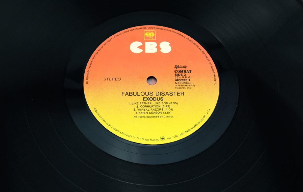 Exodus Fabulous Disaster 1989 Promo Pressing - Ozzy Collectibles