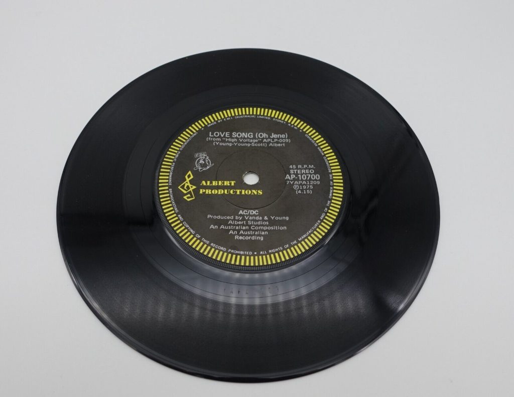 AC/DC Baby Please Don't Go / Oh Jene 7" 1975 Vinyl Record Aussie 1st ...